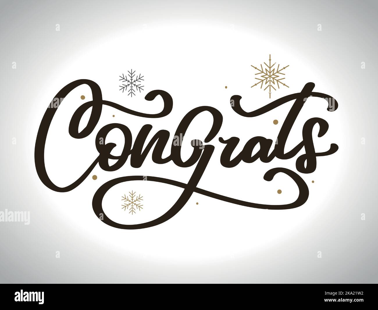 Congrats lettering. Handwritten modern calligraphy, brush painted ...