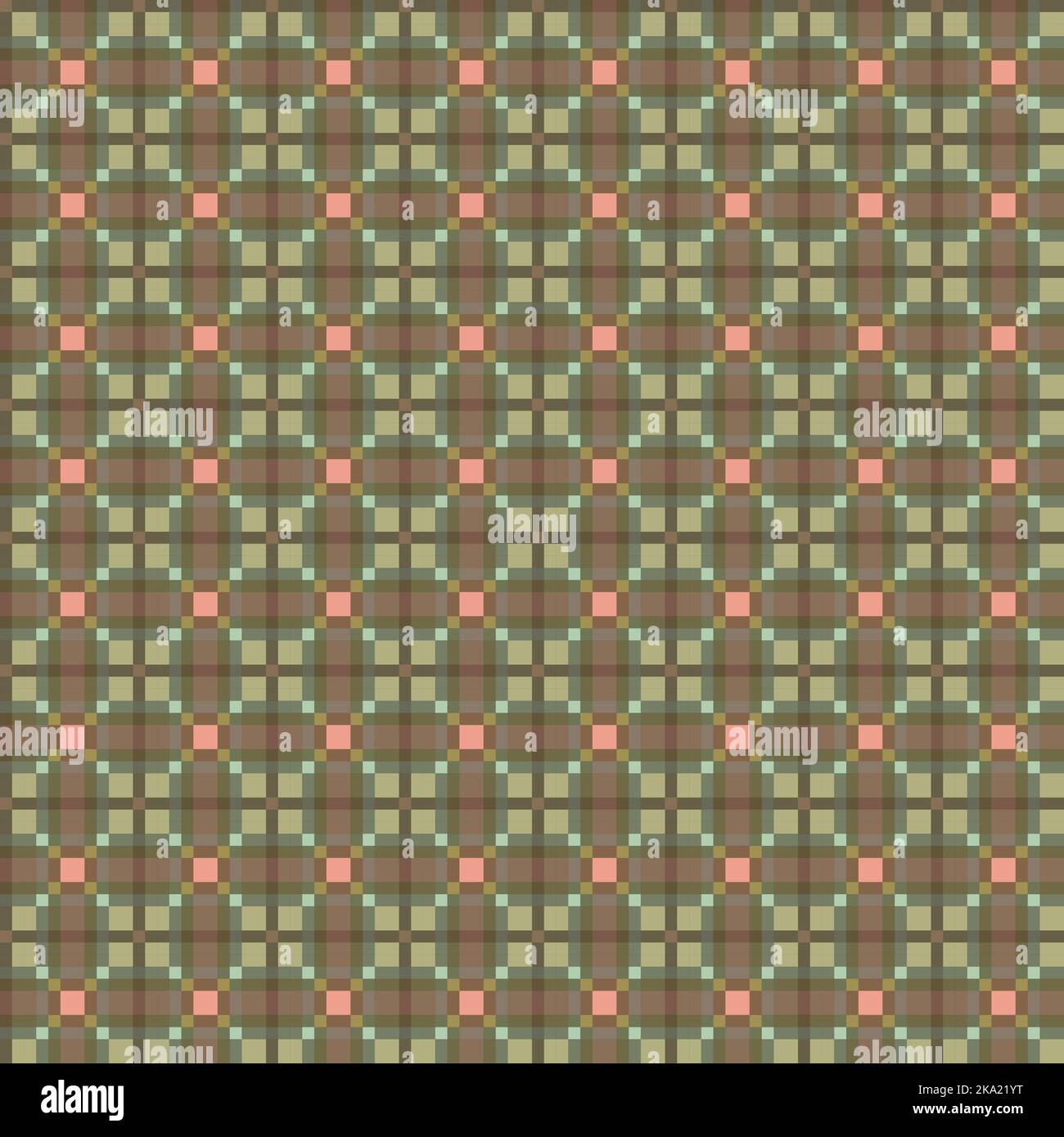 Decorative tartan geometric tiles pattern illustration Stock Vector ...