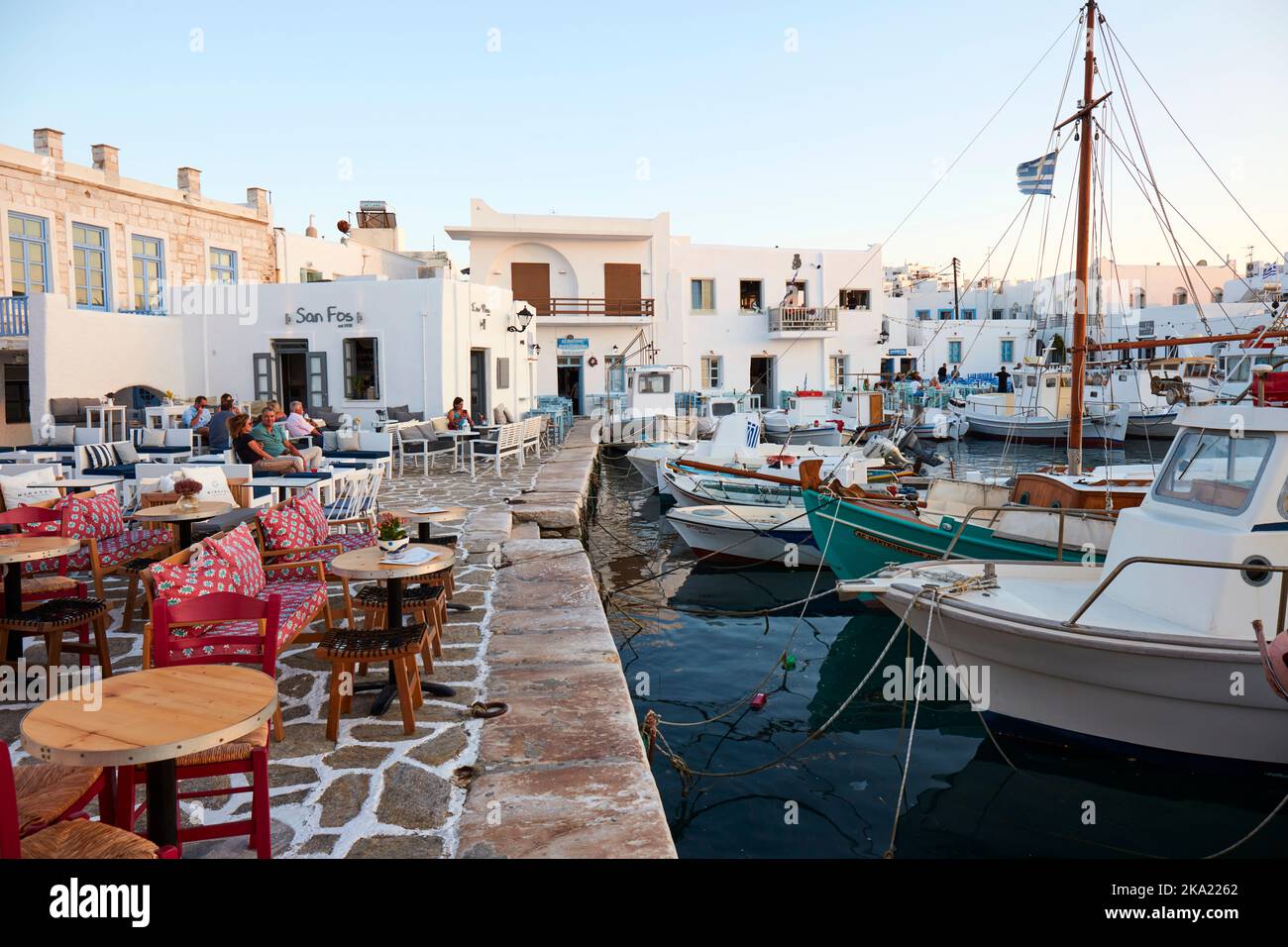 Naousa harbour hi-res stock photography and images - Alamy