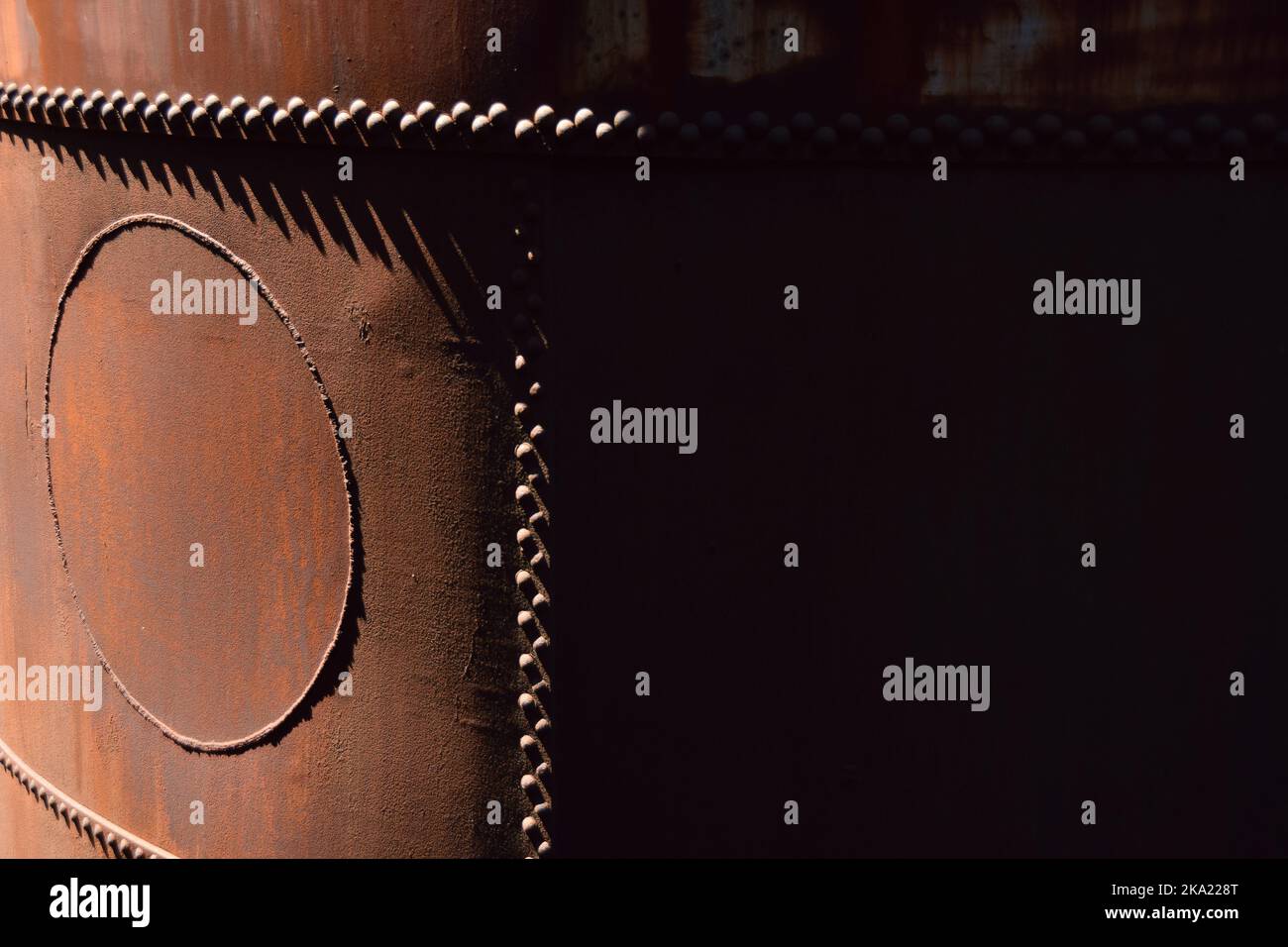 The closed blast furnace in Völklinger, Germany. This site is today ...