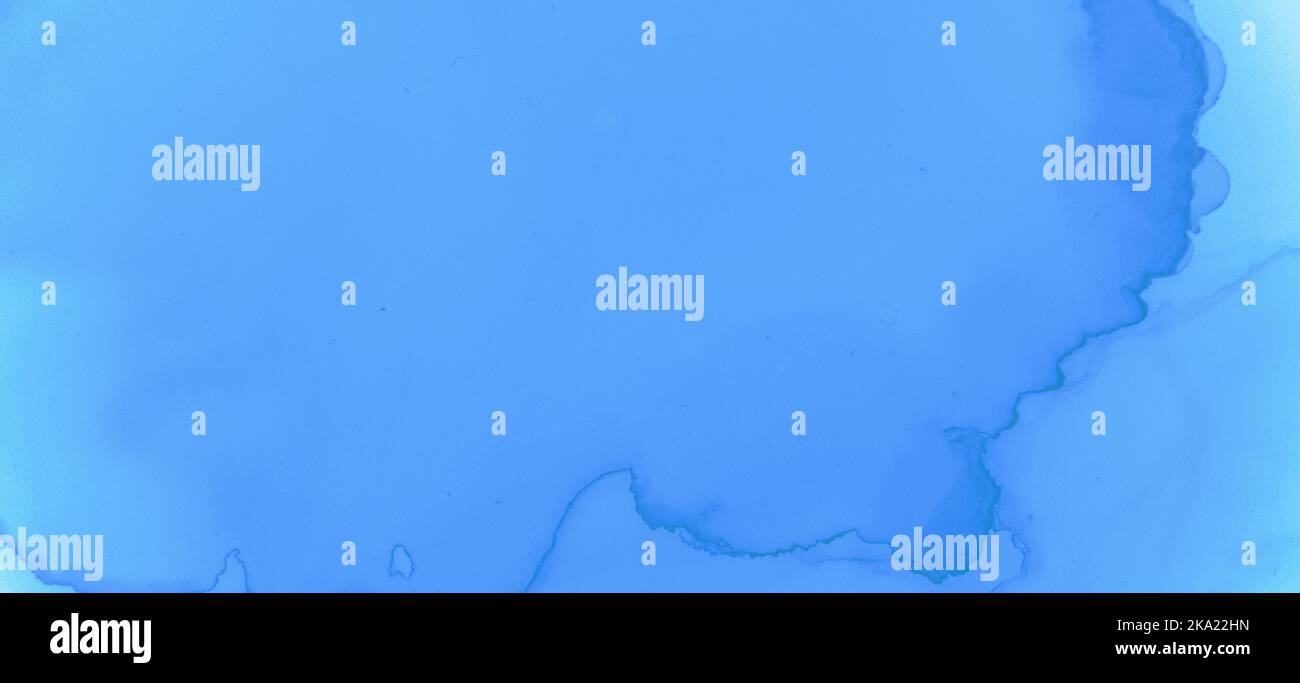 Creative Ink Stains Texture. Blue Pastel Flow Stock Photo - Alamy