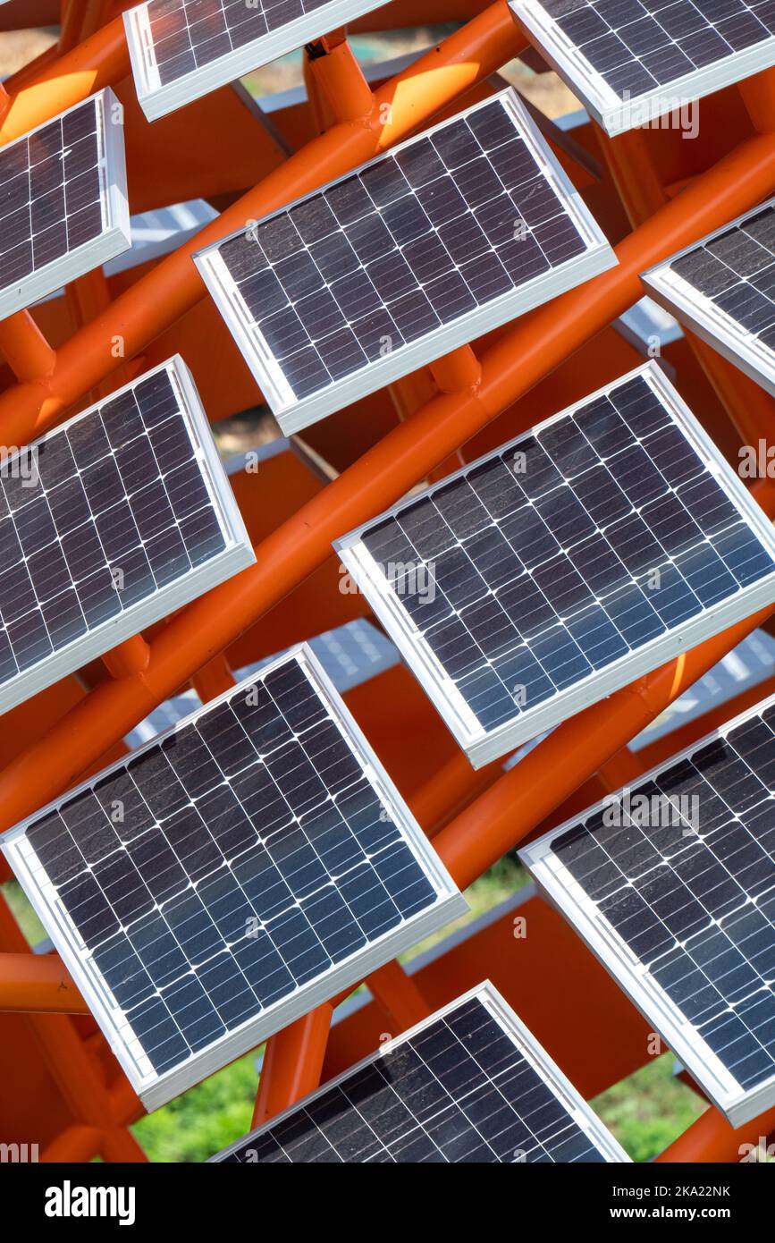 Solar panels, solar system technology solar cell in Taiwan Stock Photo ...