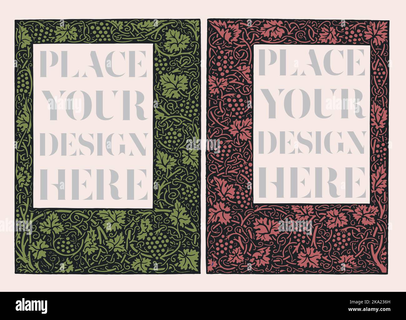 William morris art Stock Vector Images - Alamy