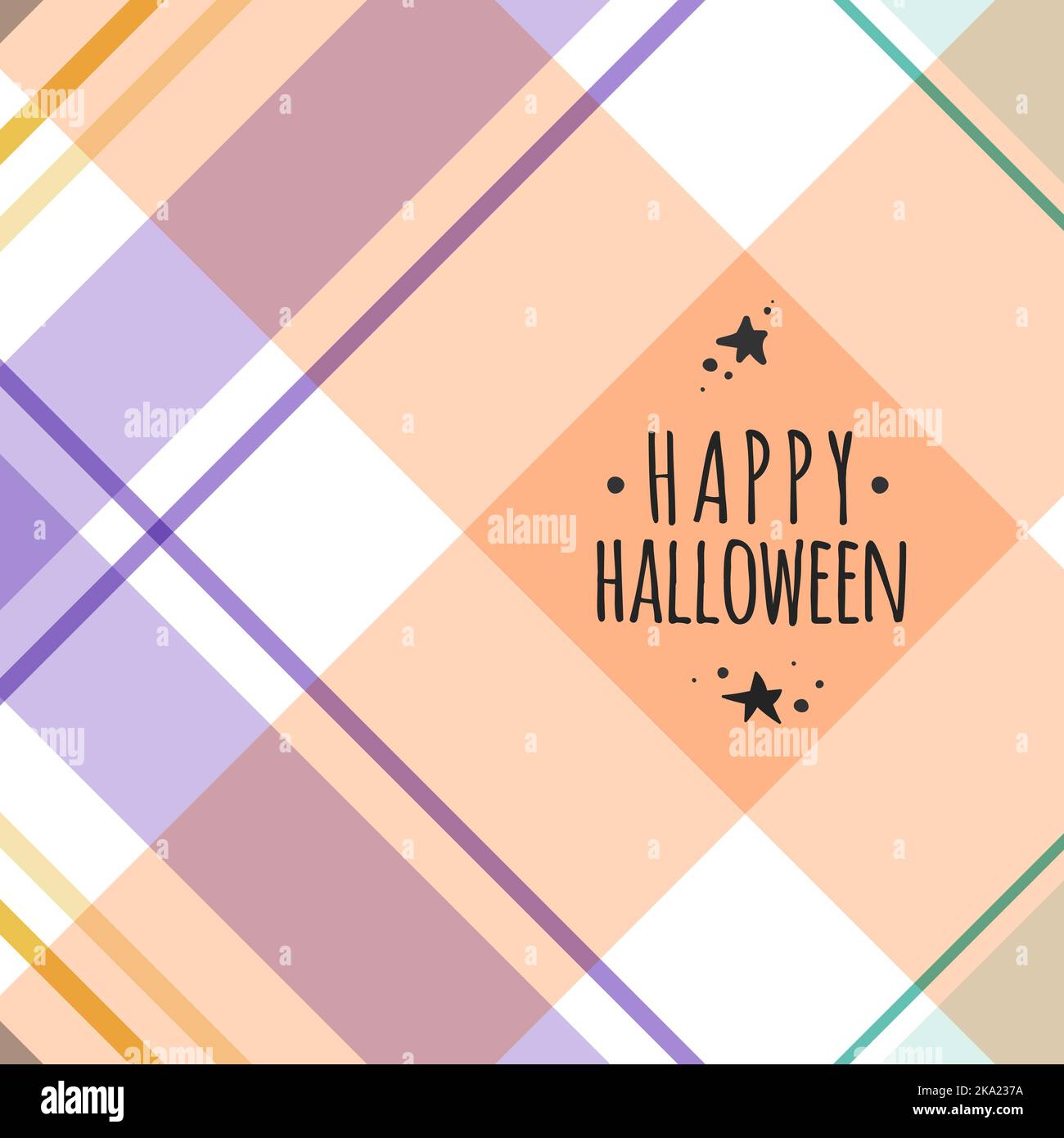 Multicolor gingham background. Happy Halloween inspiration. For ...