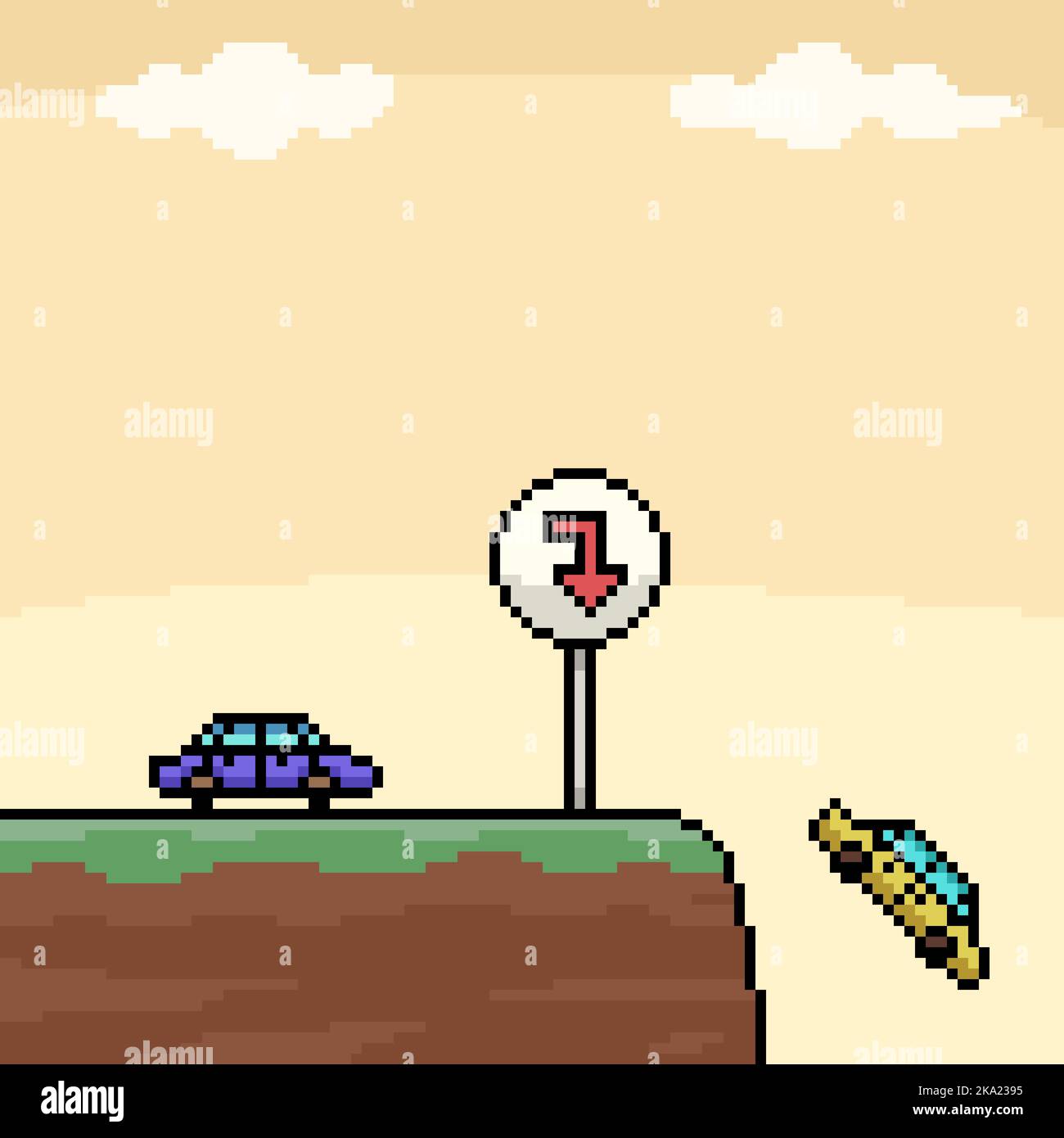 Side cliff road Stock Vector Images - Alamy