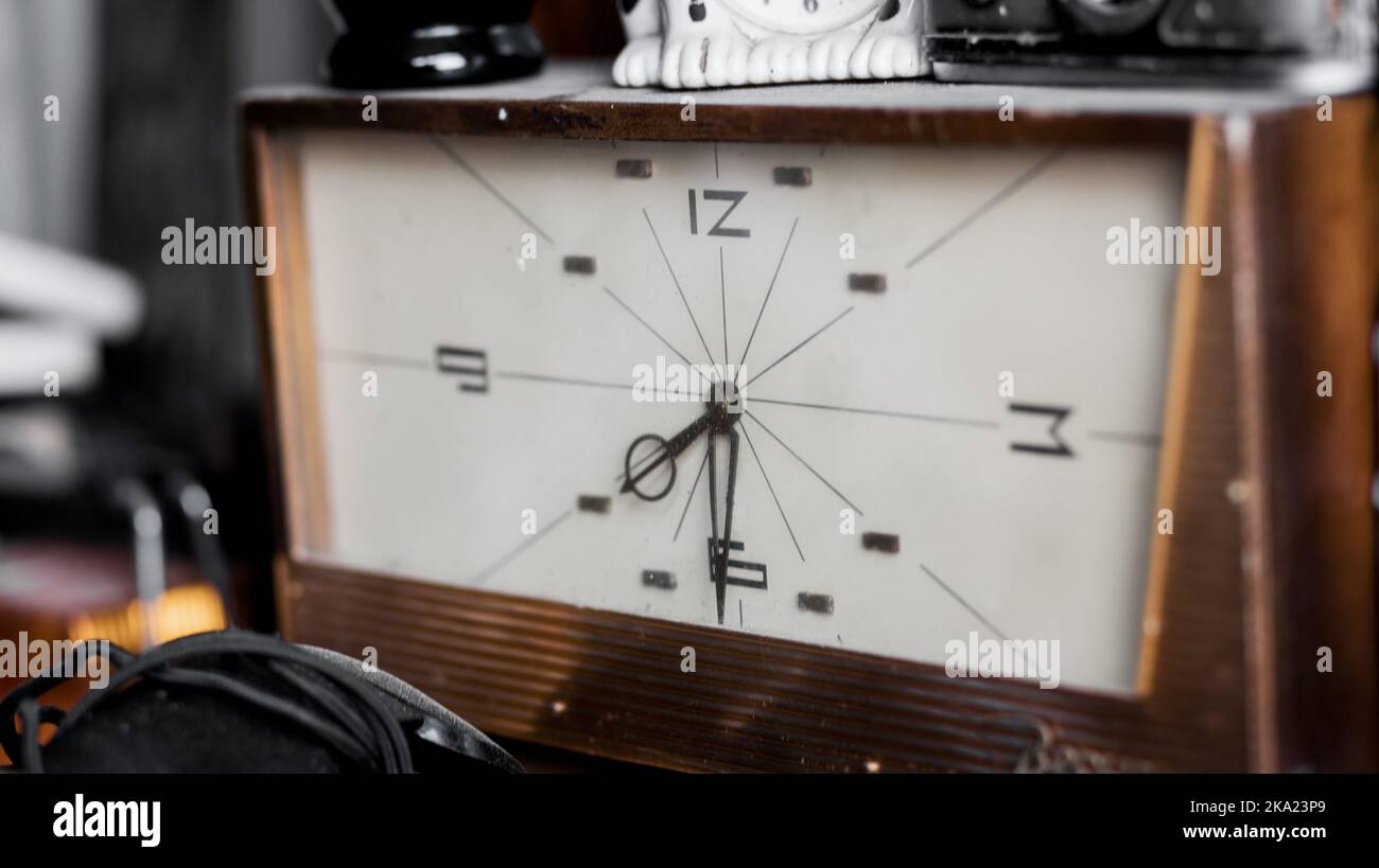 old-fashioned vintage watches. antique object Stock Photo - Alamy