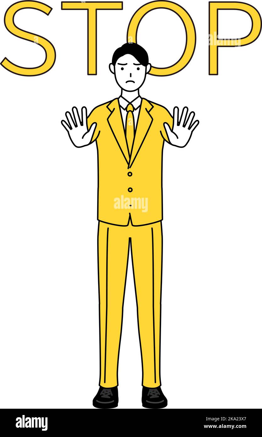 Angry japanese businessman Stock Vector Images - Alamy