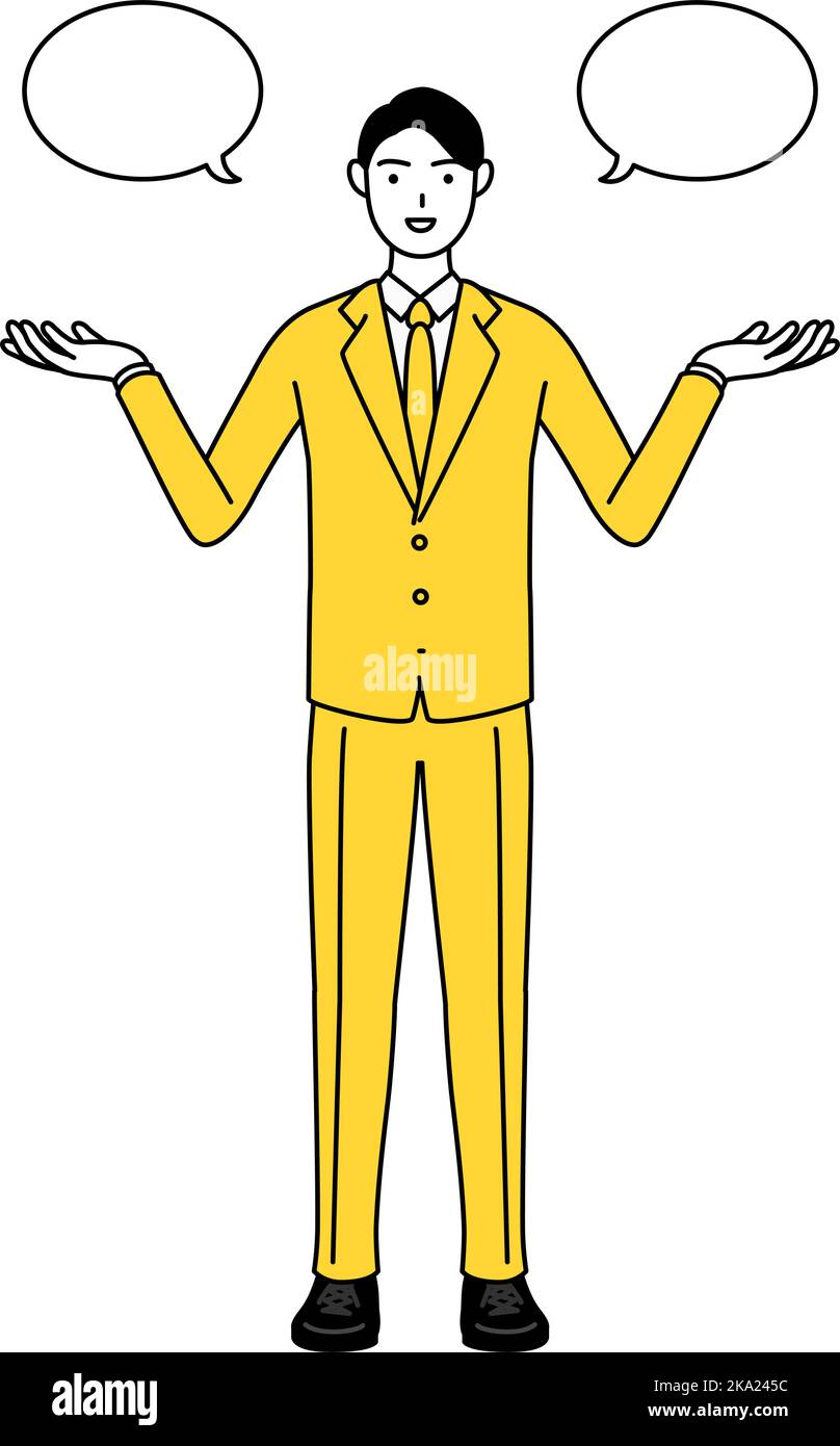Salesman with balloon Stock Vector Images - Alamy