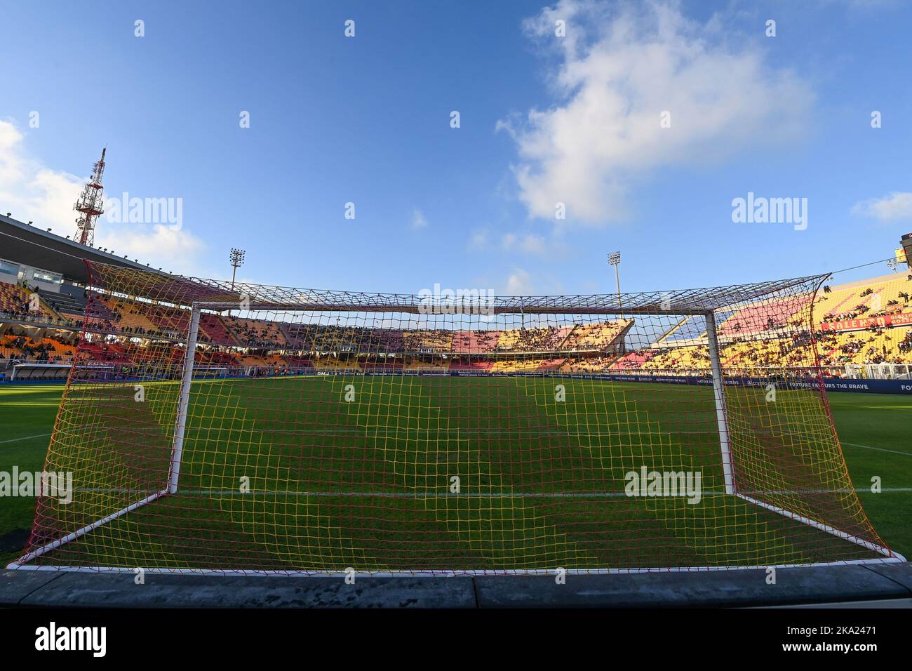 Via Del Mare stadium, Lecce, Italy, October 29, 2022, a view of US ...