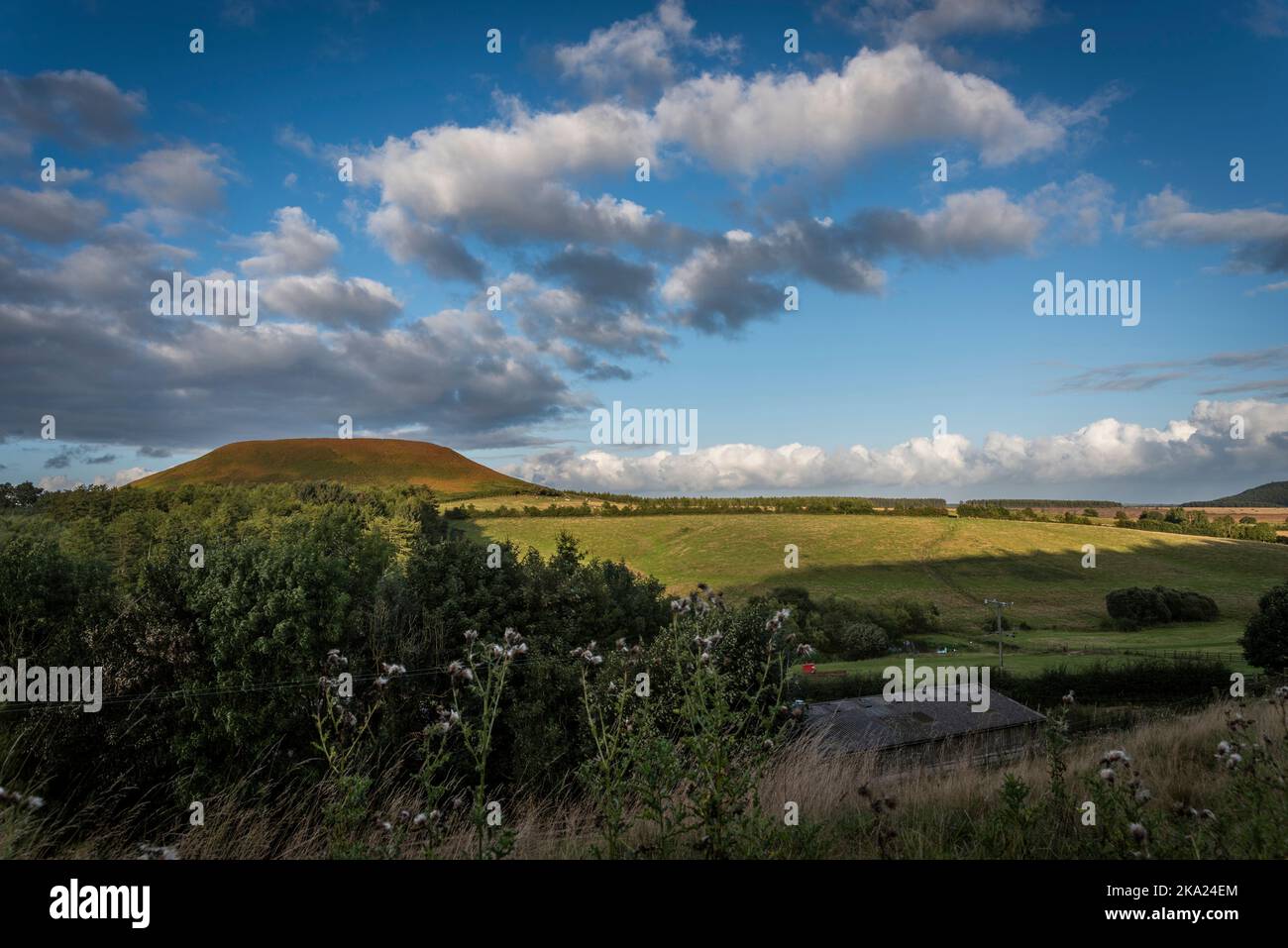 Blakey Topping natural hill near Pickering, East Yorkshire, UK Stock ...