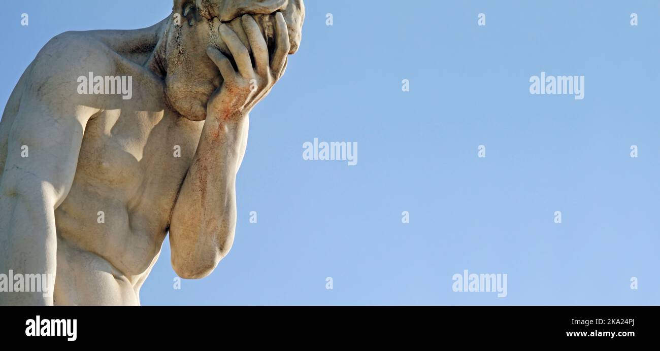 Facepalm Sculpture