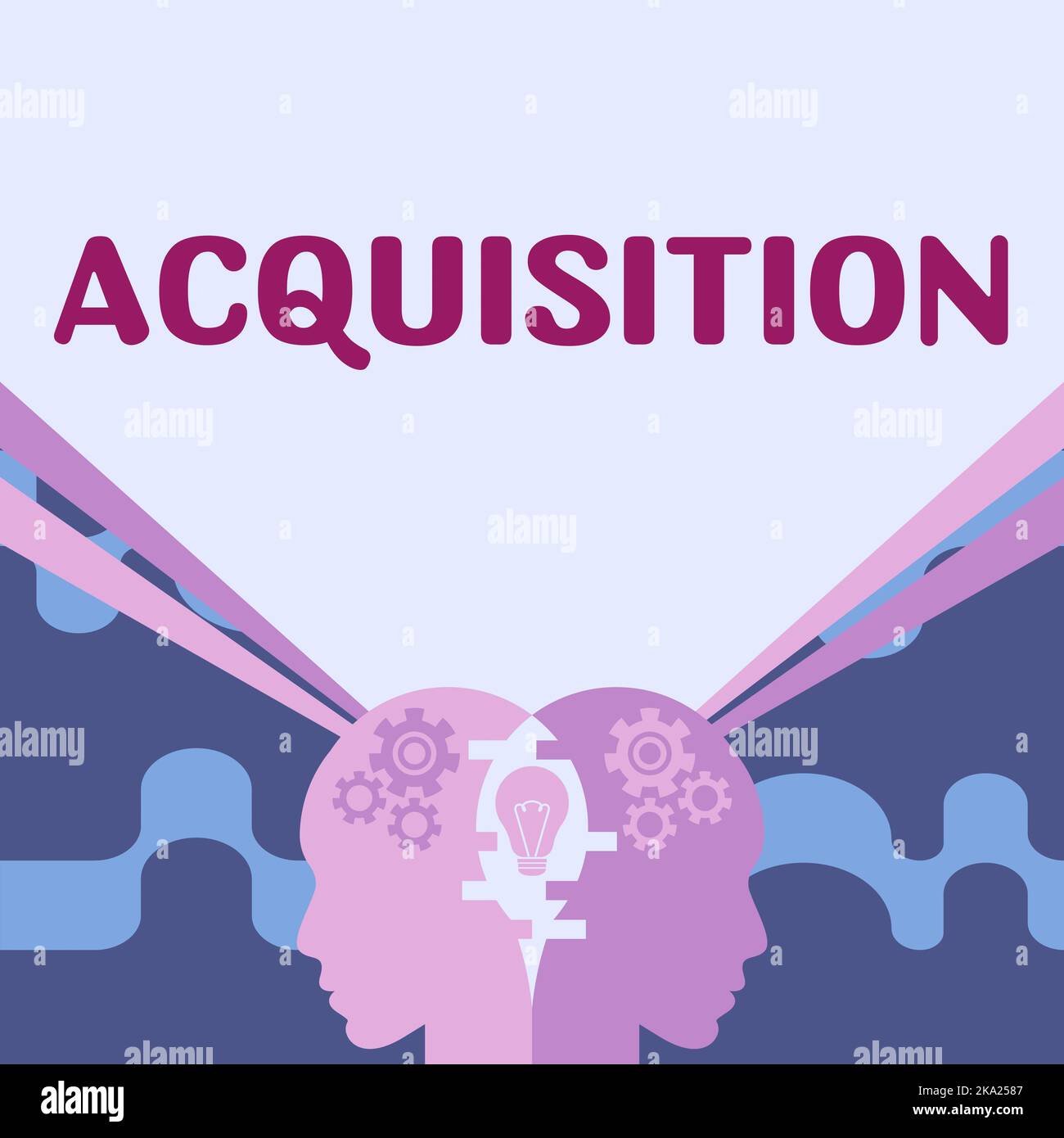 Text sign showing Acquisition. Business concept process of forming an ...