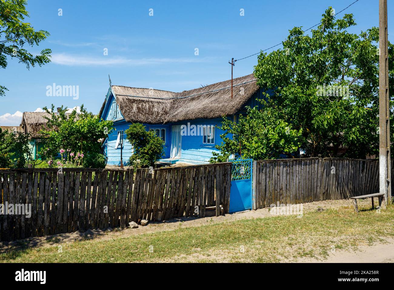 Traditional Houses of the Latea Village in the Danube Delta in Romania ...