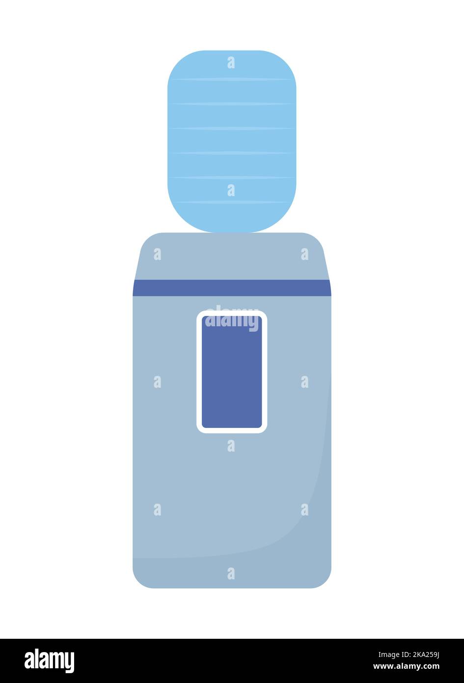 Water Dispenser Semi Flat Color Vector Object Stock Vector Image And Art