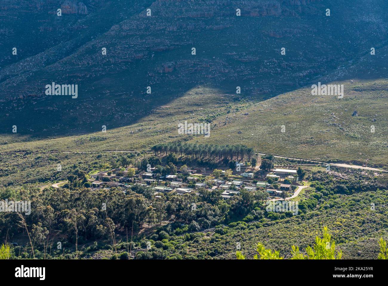 ALGERIA, SOUTH AFRICA - SEP 9, 2022: Arial view of Bosdorp near Algeria ...