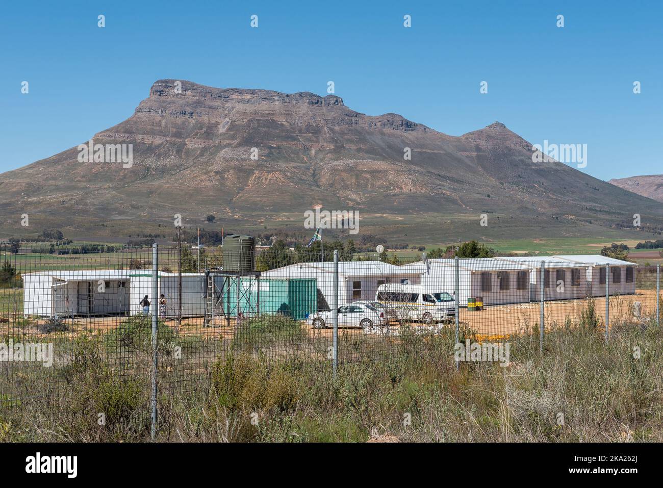 KOUE BOKKEVELD, SOUTH AFRICA - SEP 9, 2022: The Voorsorg Primary School ...