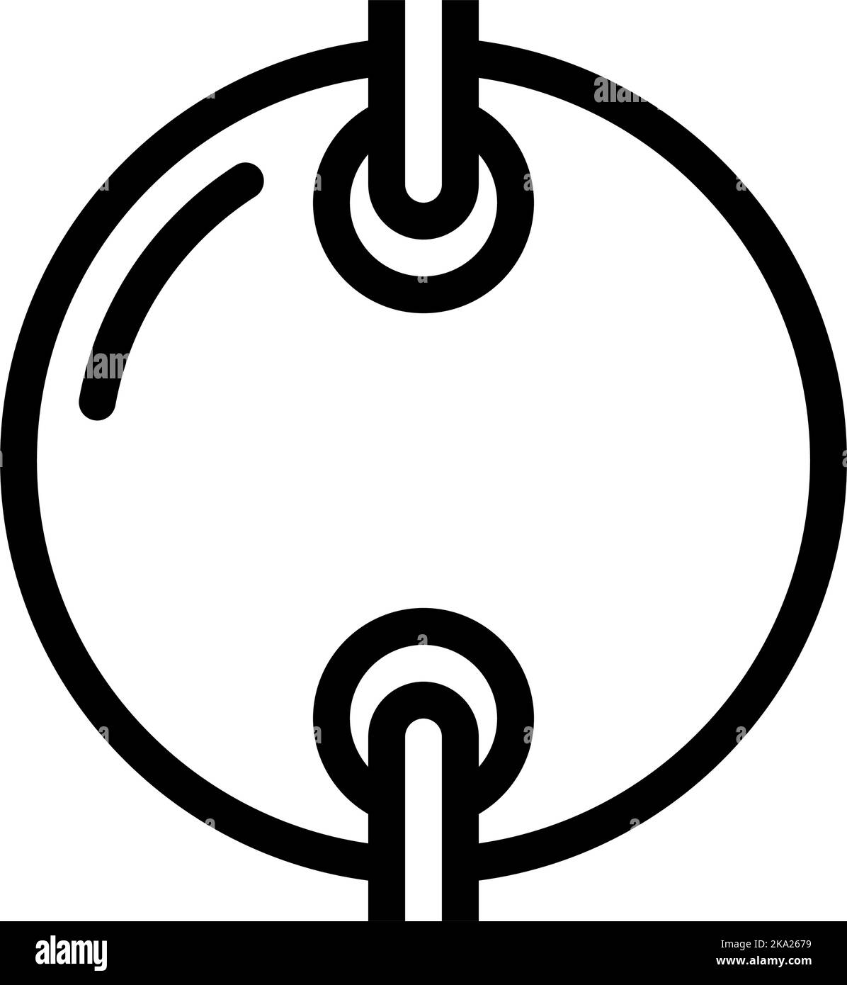 sequin chain line icon vector illustration Stock Vector Image & Art - Alamy