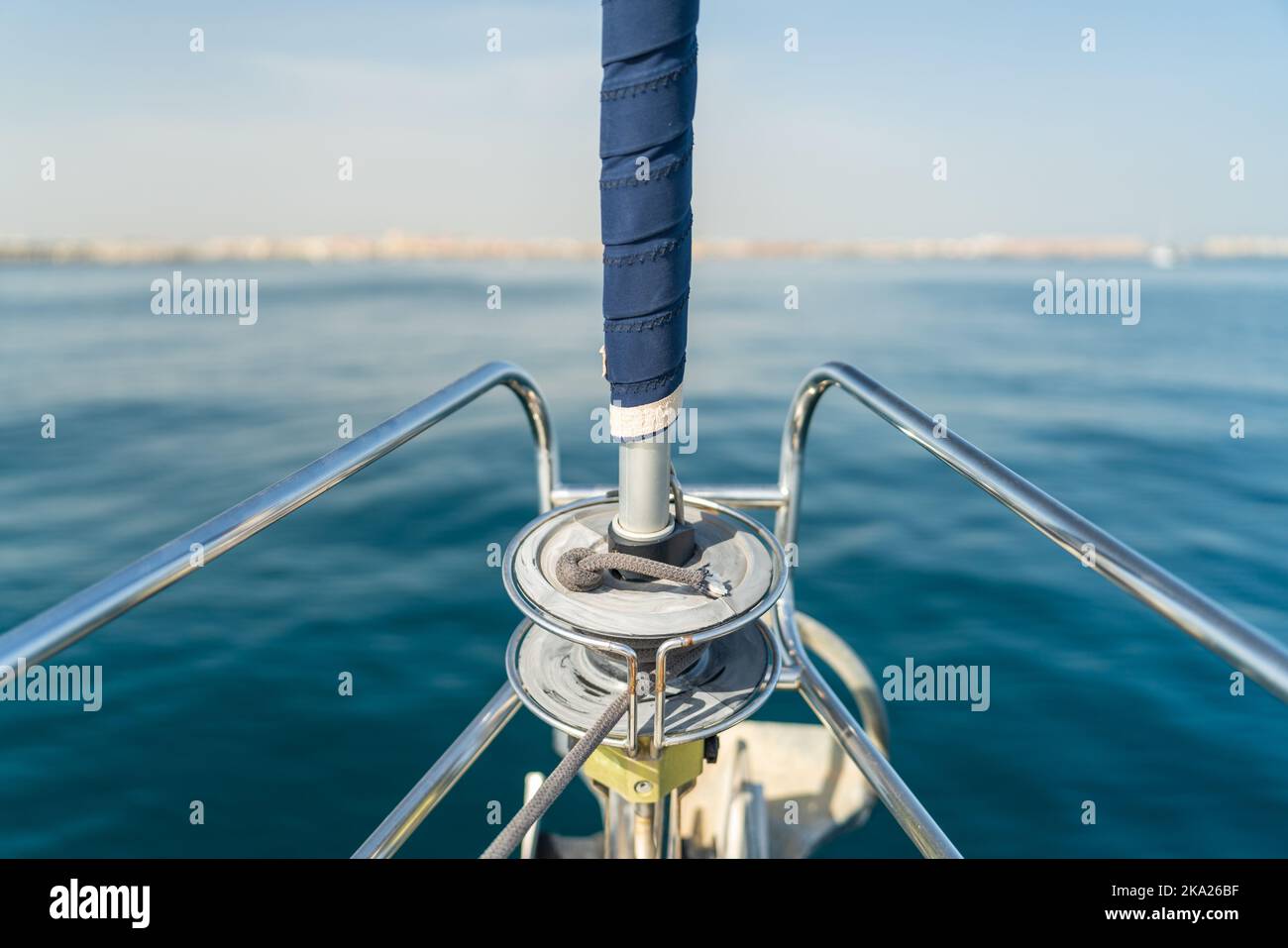 Sailboat bow view hi-res stock photography and images - Alamy