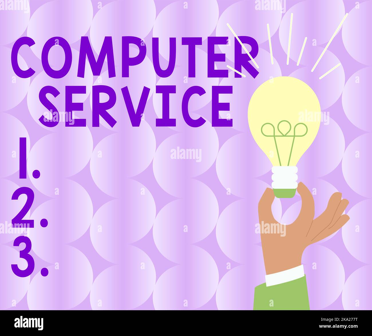 Text sign showing Computer Service. Conceptual photo process of ...