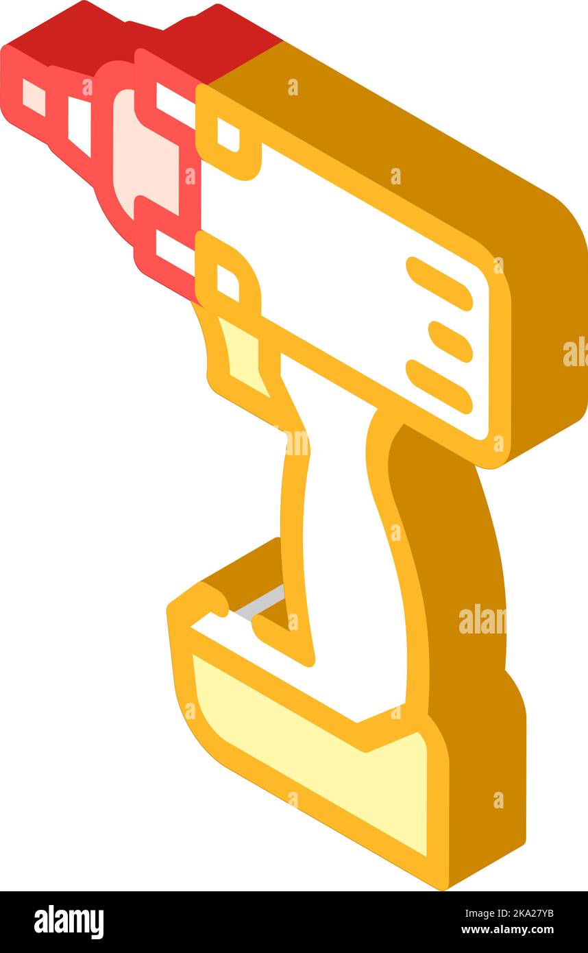 impact wrench isometric icon vector illustration Stock Vector Image ...