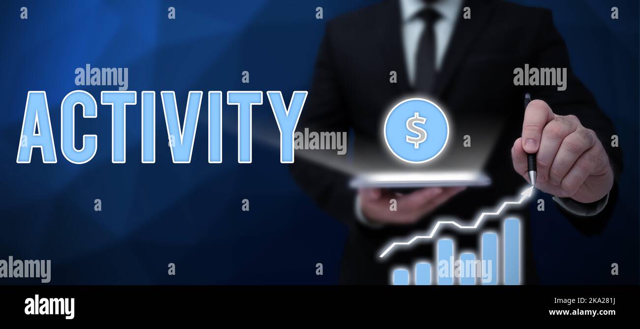 Inspiration showing sign Activity. Internet Concept enterprise ...