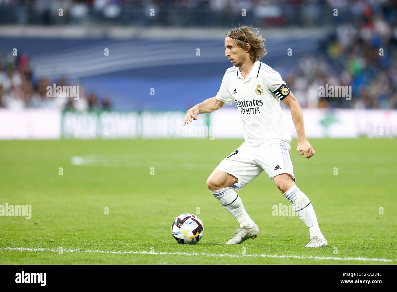 Luka Modric of Real Madrid during the Spanish championship La Liga ...