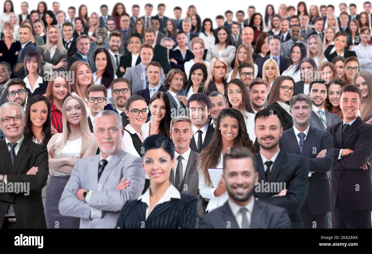 Collage of a large group of face Stock Photo - Alamy