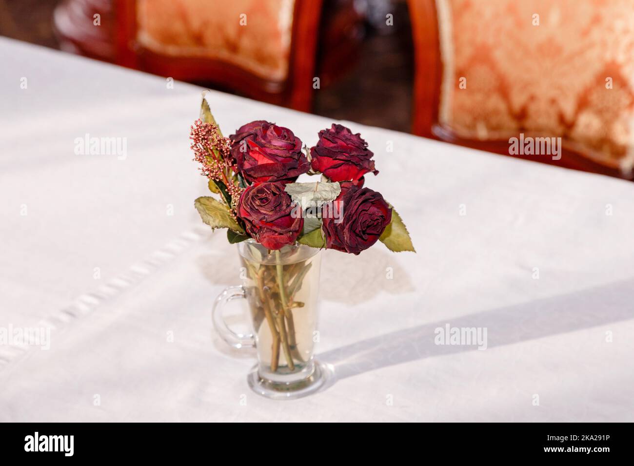 Beautiful wedding flowers bouquet on grey background Stock Photo - Alamy