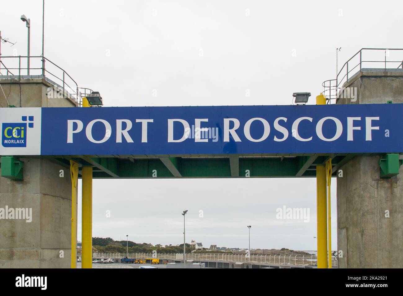 The port of Roscoff, Brittany Stock Photo - Alamy