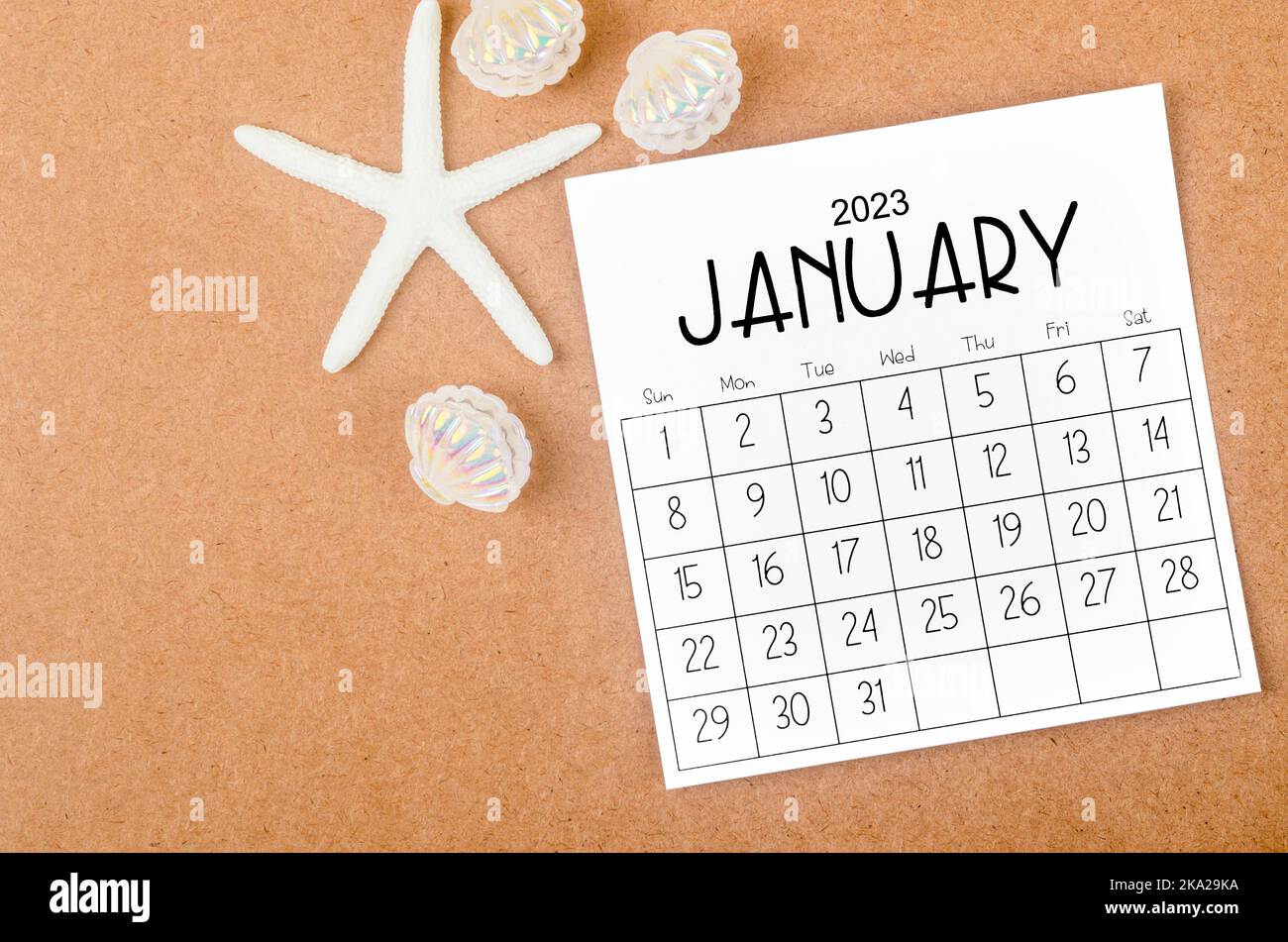 Month calendar january 2023 hi-res stock photography and images - Alamy