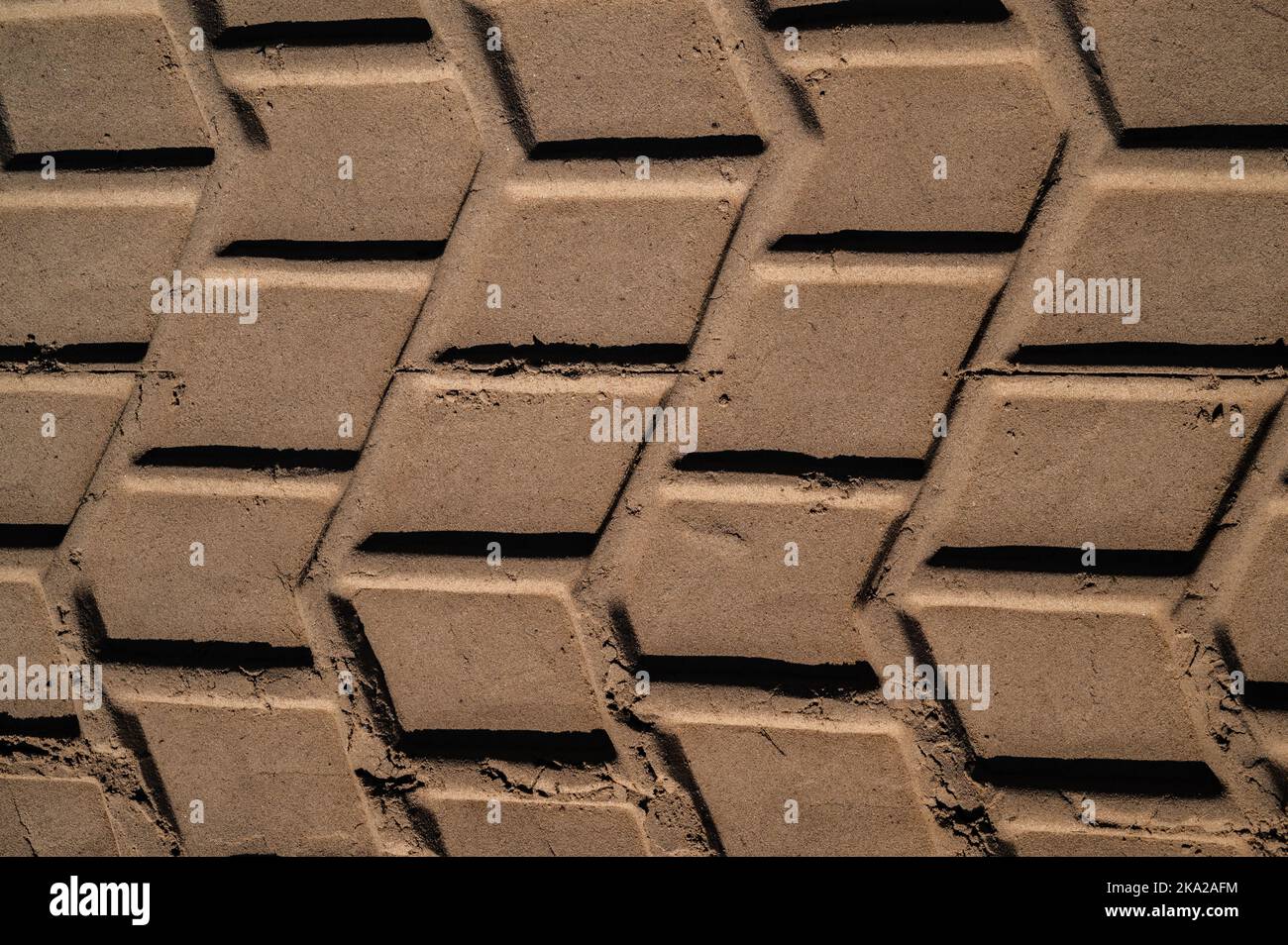 A top view of a brown brick road Stock Photo - Alamy
