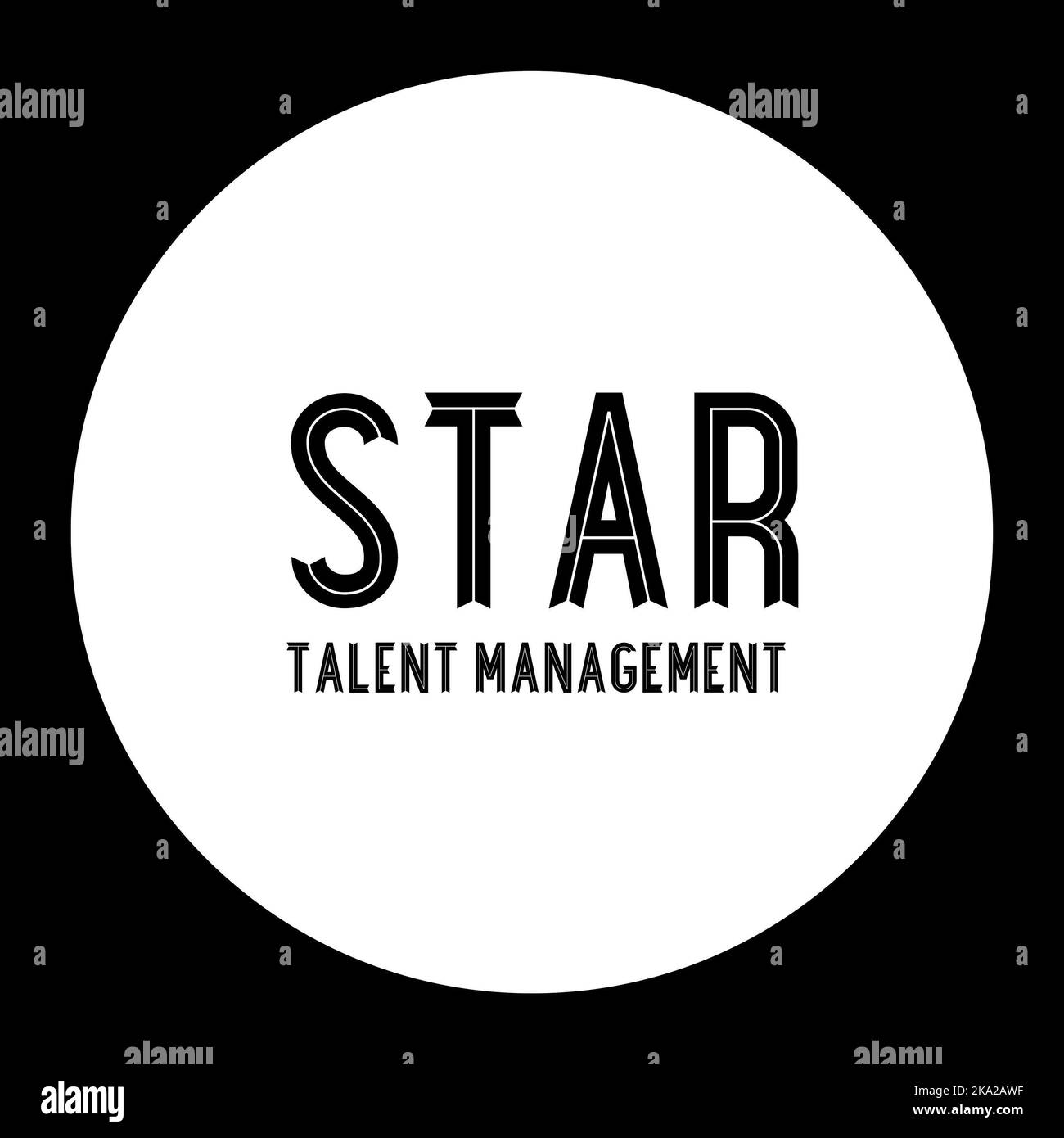 Modern star geometric logo hi-res stock photography and images - Alamy