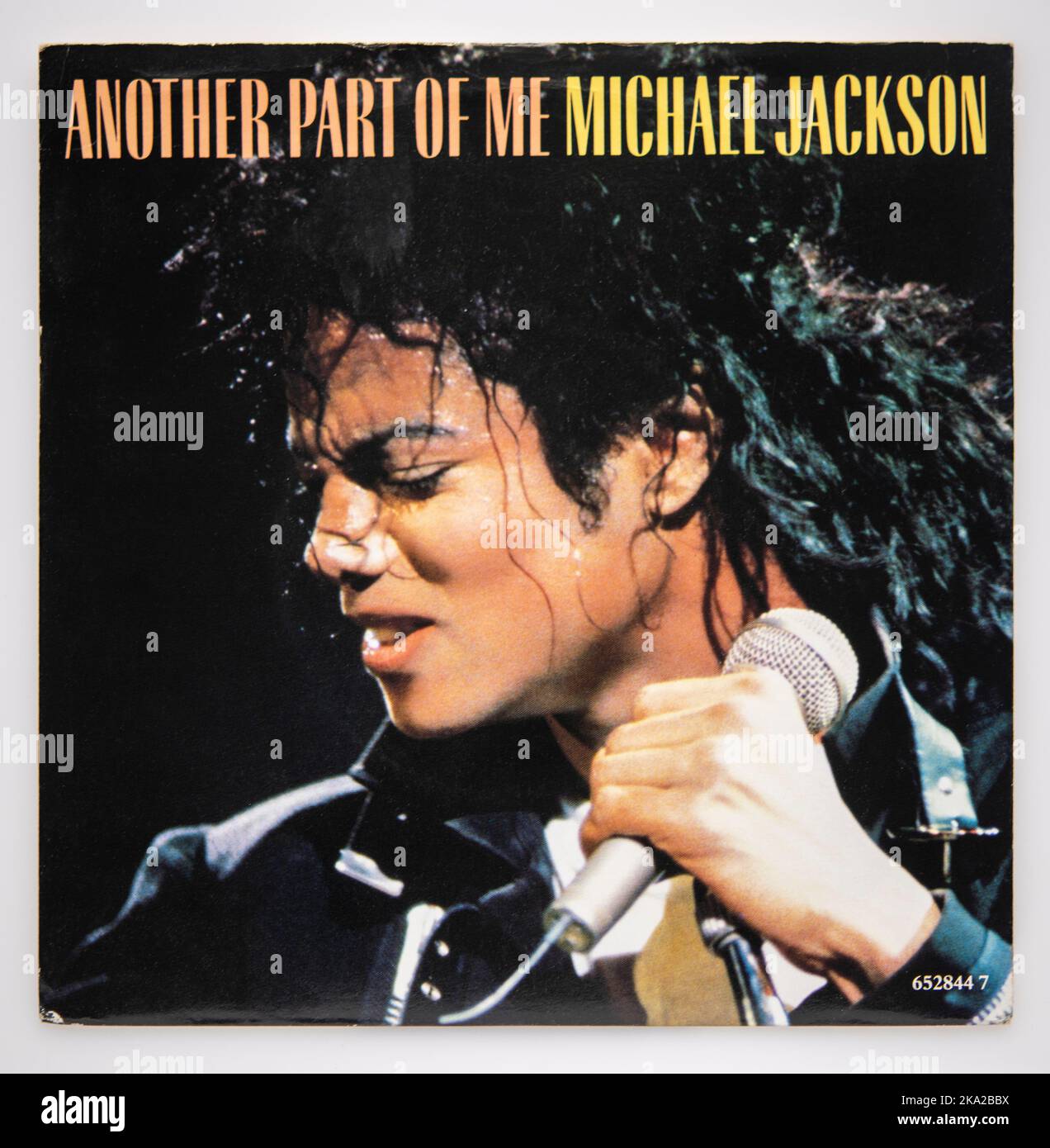 Seven inch vinyl picture cover of the hit single Another Part of Me by ...