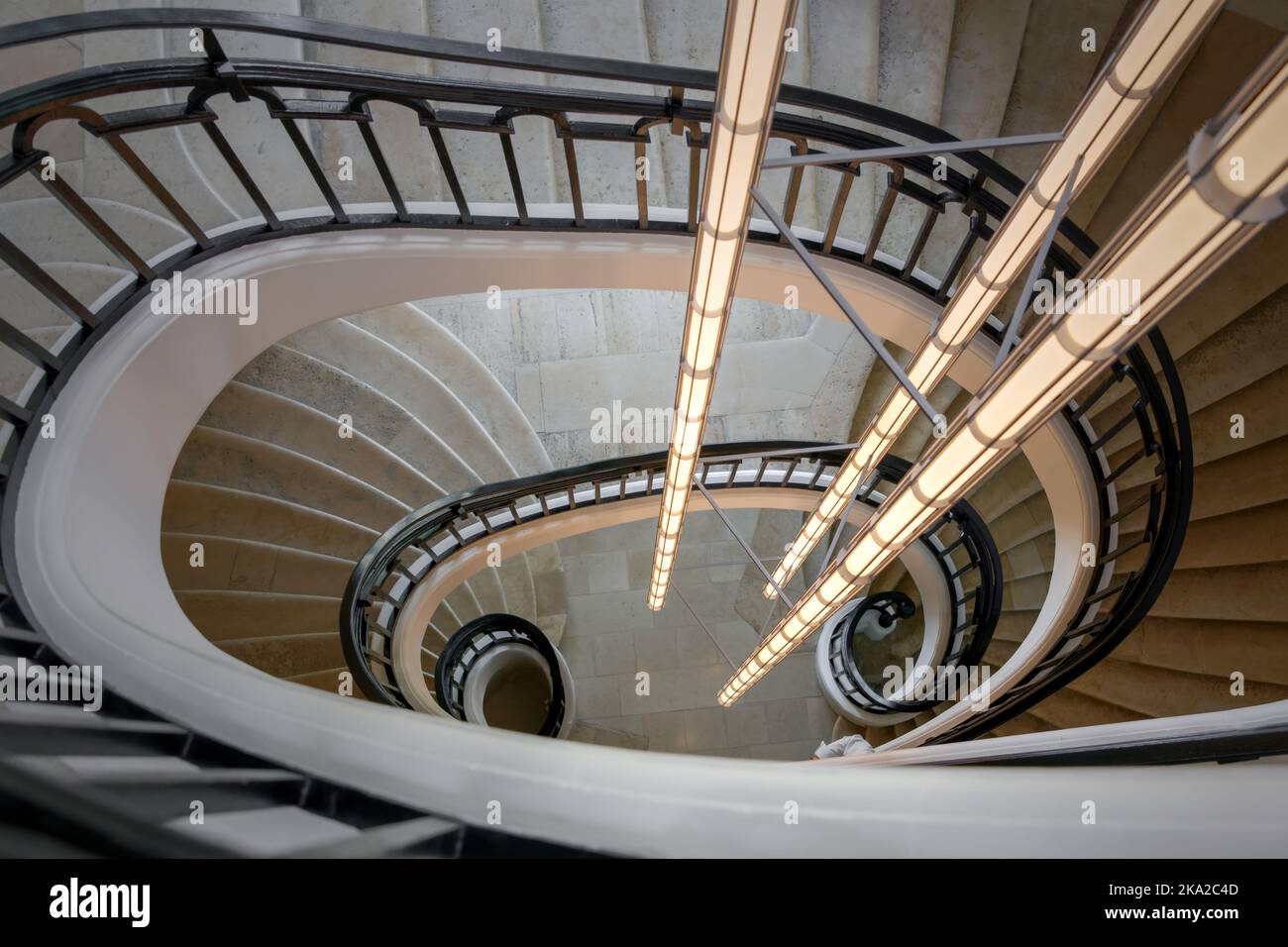 Stairs with lights Stock Photo - Alamy