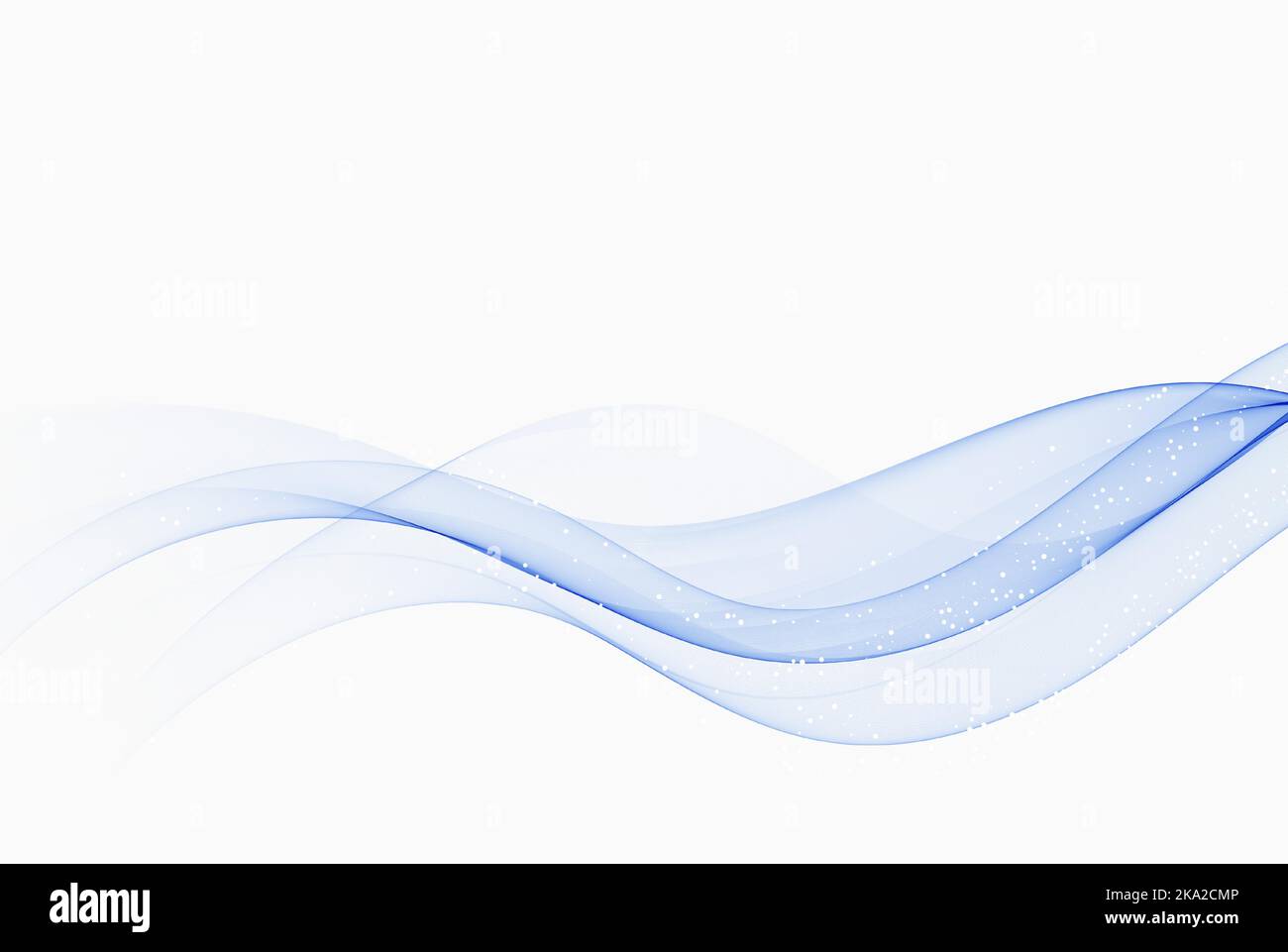 Blue vector abstract background flowing wave smoky,transparent Stock ...