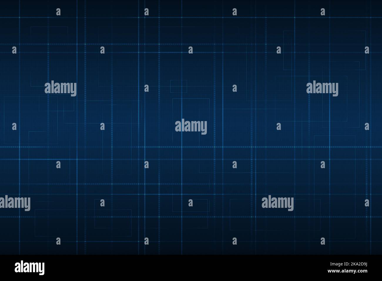 Abstract technological blue and white background. Blueprint ...