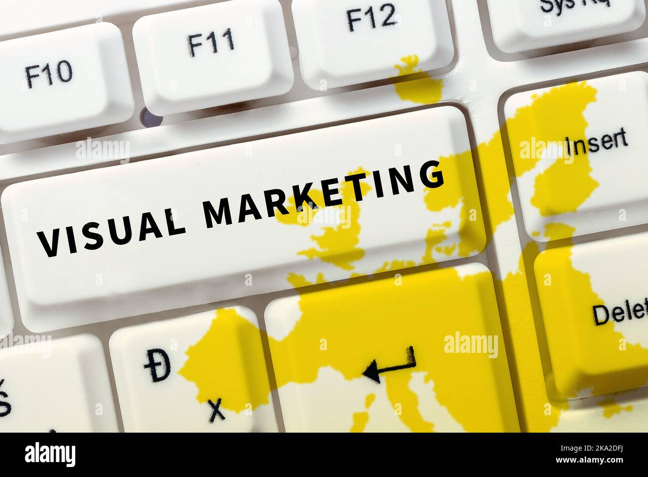 Hand writing sign Visual Marketing. Concept meaning reduce water ...