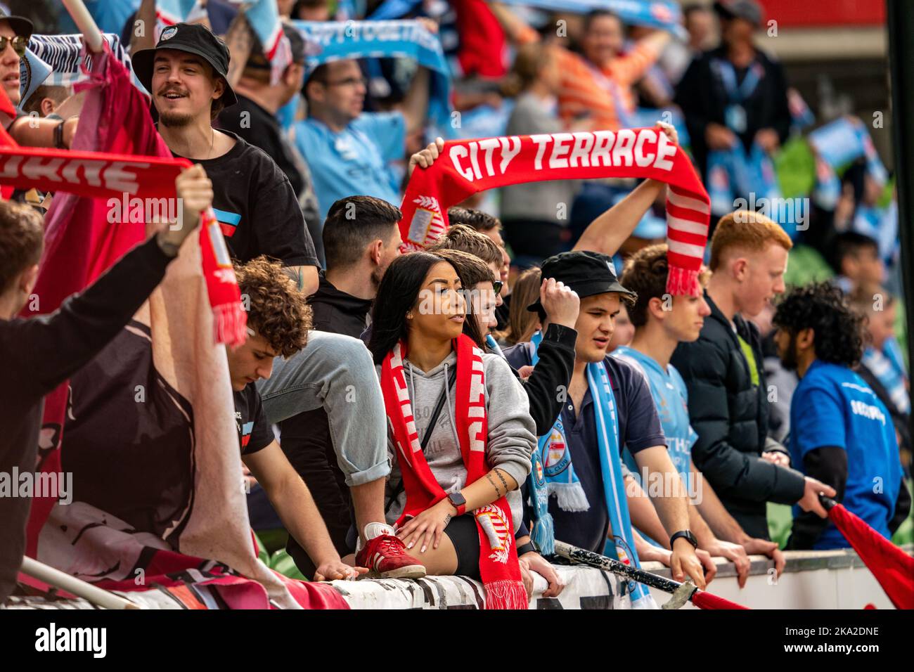 Melbourne, Australia. 30,October, 2022. Melbourne City Terrace showing ...