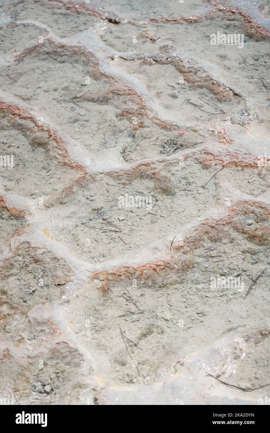 White travertines, calcite cliff of Pamukkale in Turkey Stock Photo - Alamy