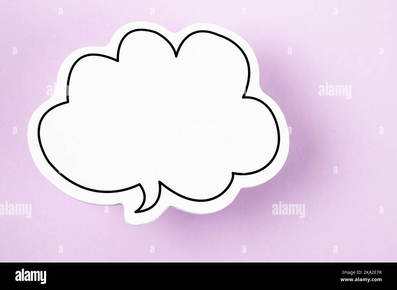 Speech bubble with copy space communication talking speaking concepts ...