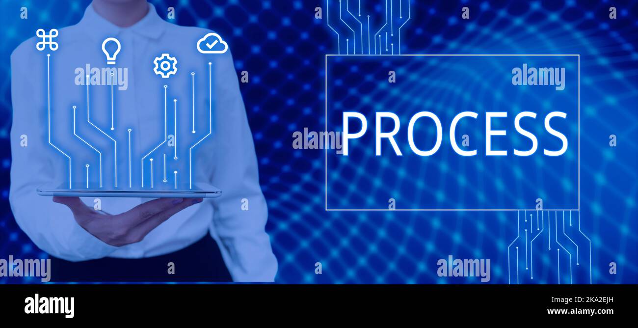 Conceptual caption Process. Conceptual photo series of progressive ...