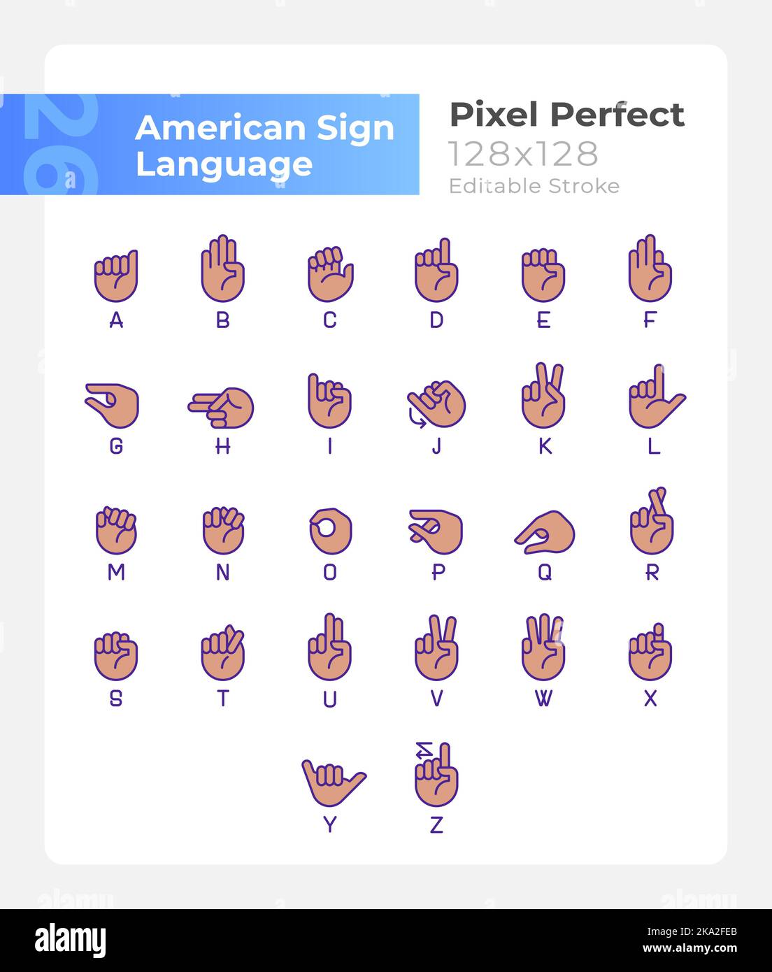 African american sign language Stock Vector Images - Alamy