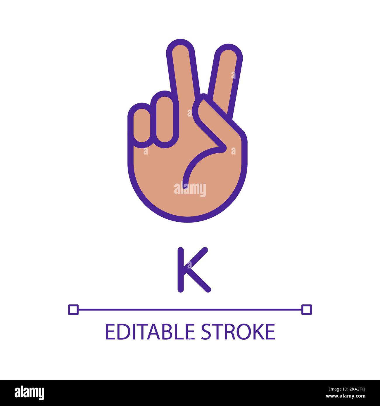 Cartoon letter k Cut Out Stock Images & Pictures - Alamy