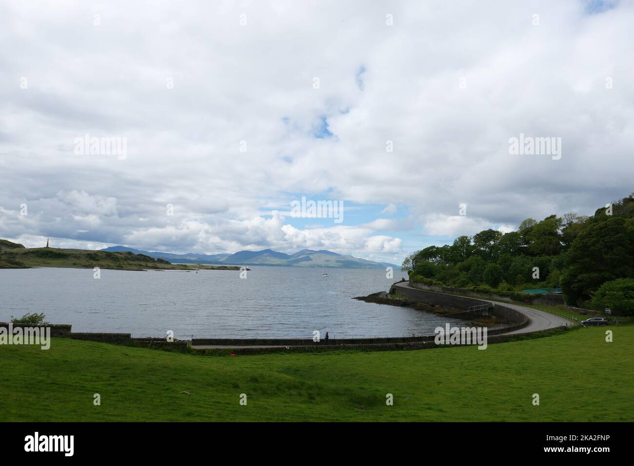 A landscape view of the sea view. Oban, UK Stock Photo - Alamy