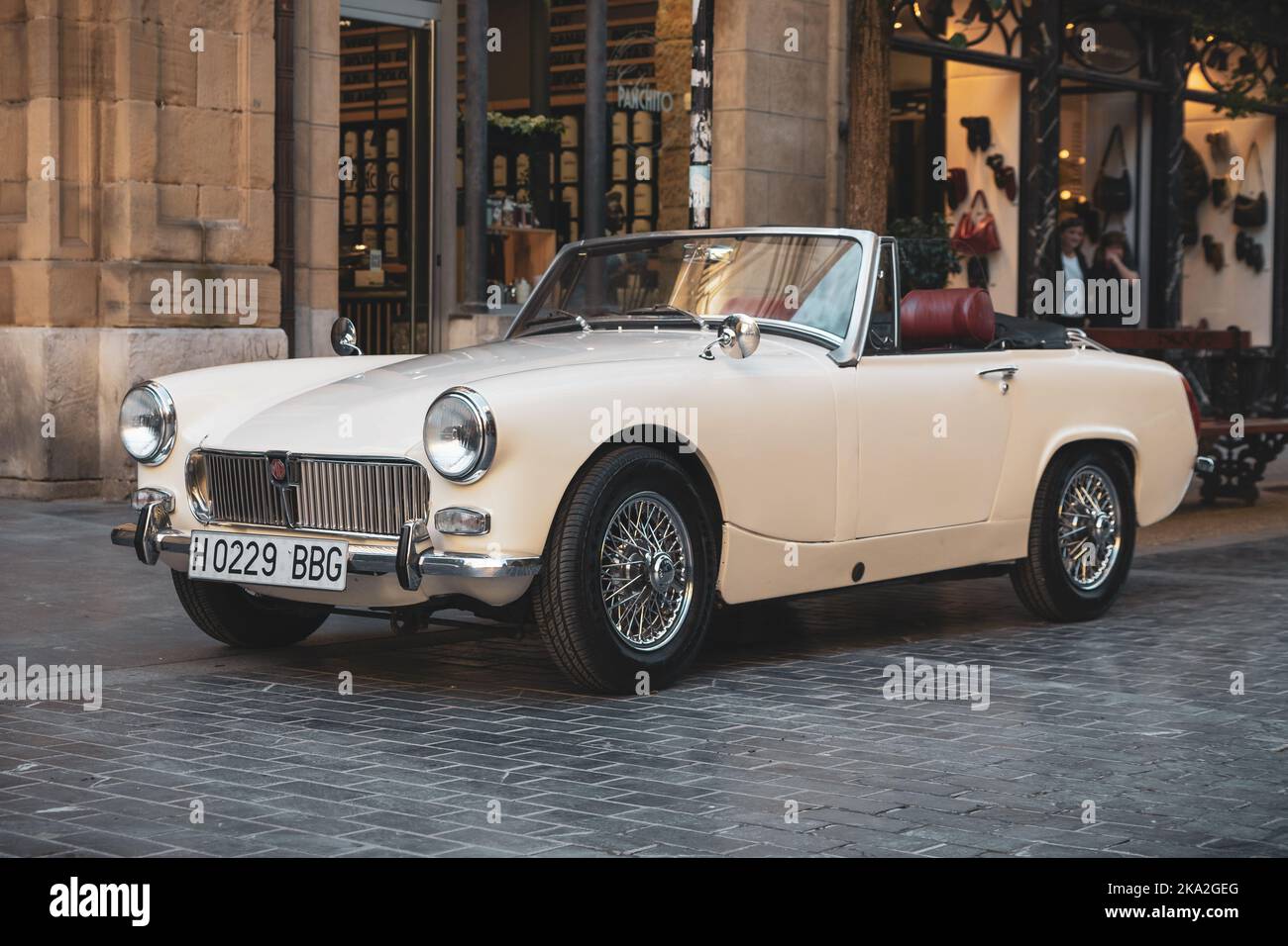 SAN SEBASTIAN, SPAIN-OCTOBER 22, 2022: MG Midget Stock Photo - Alamy