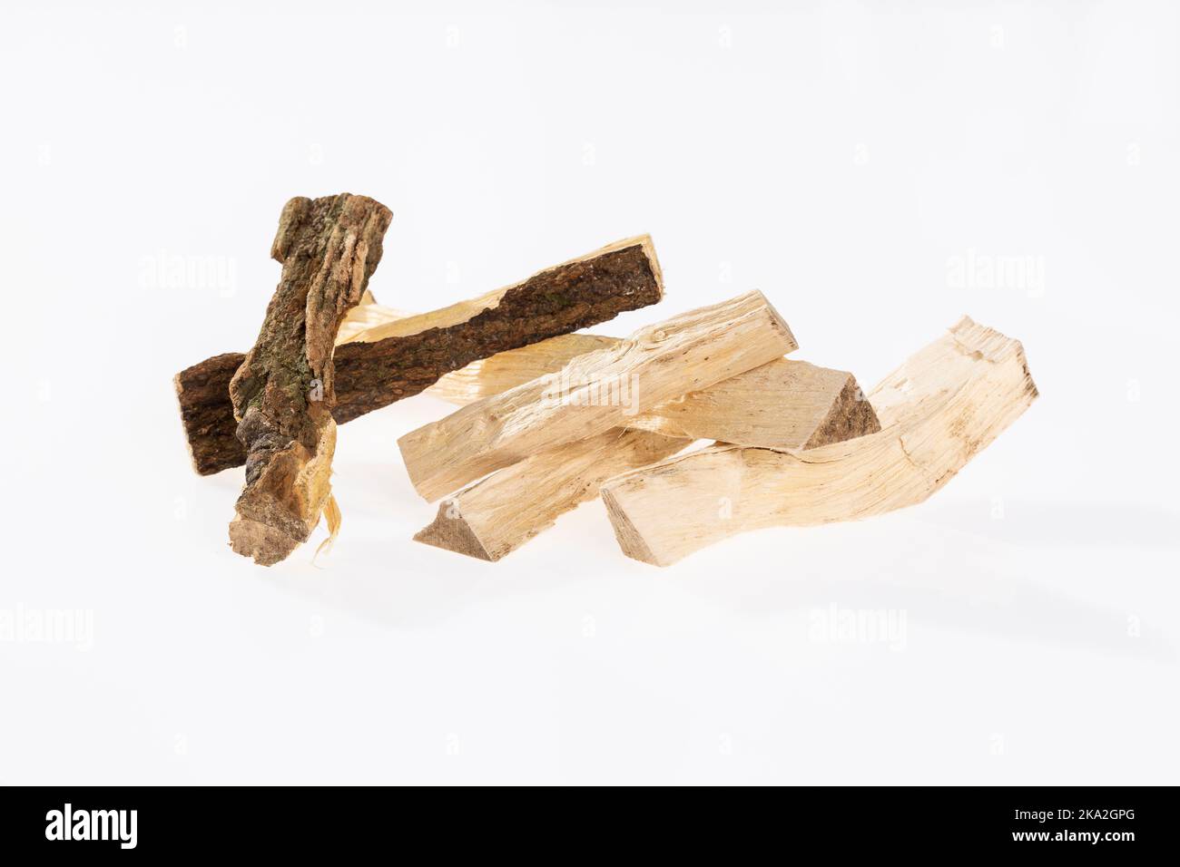 Quassia Amara - Stems Of Quassia Medicinal plant; On White Background ...