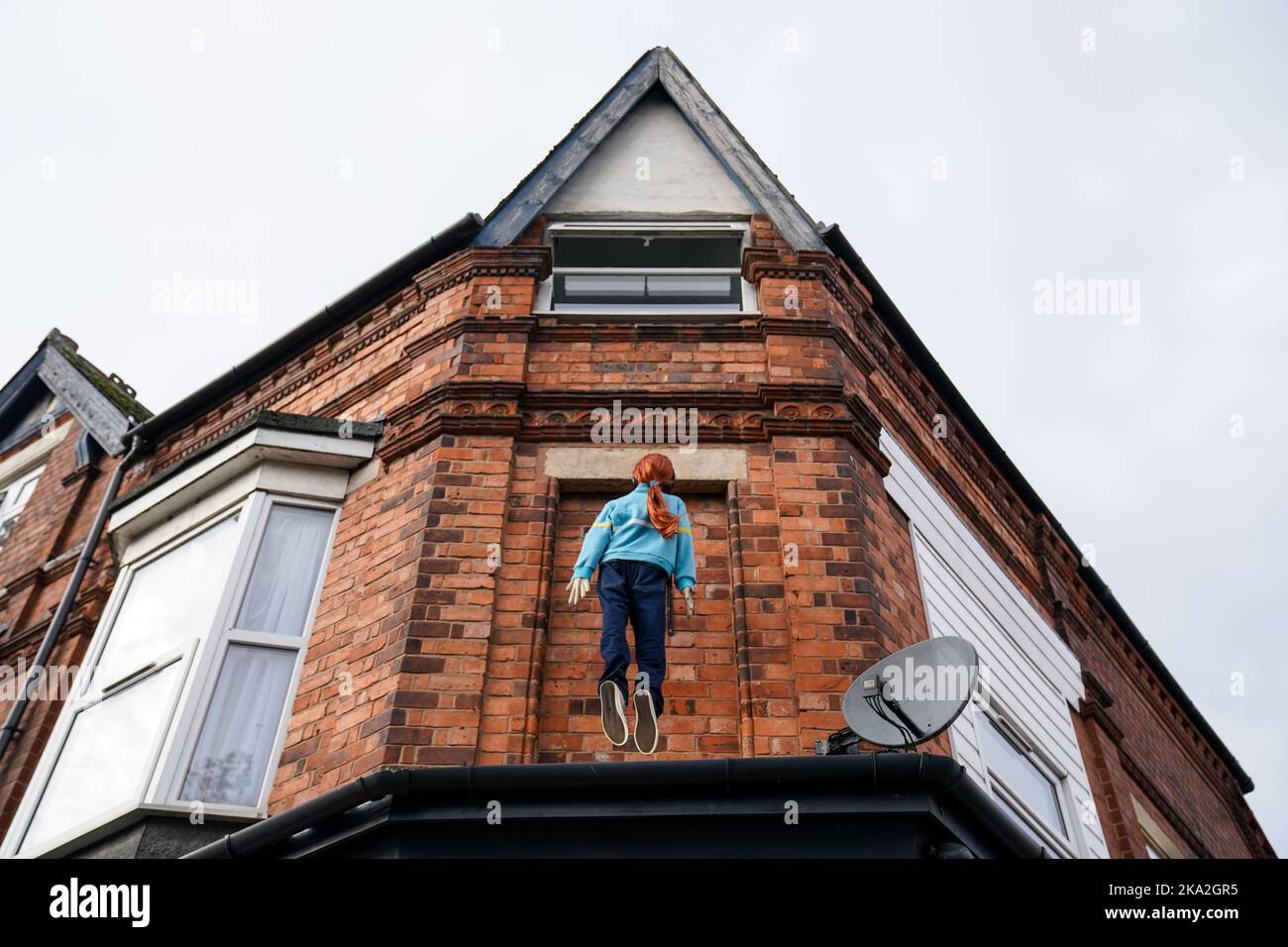 A Stranger Things themed display outside a dessert shop in Selly Oak ...