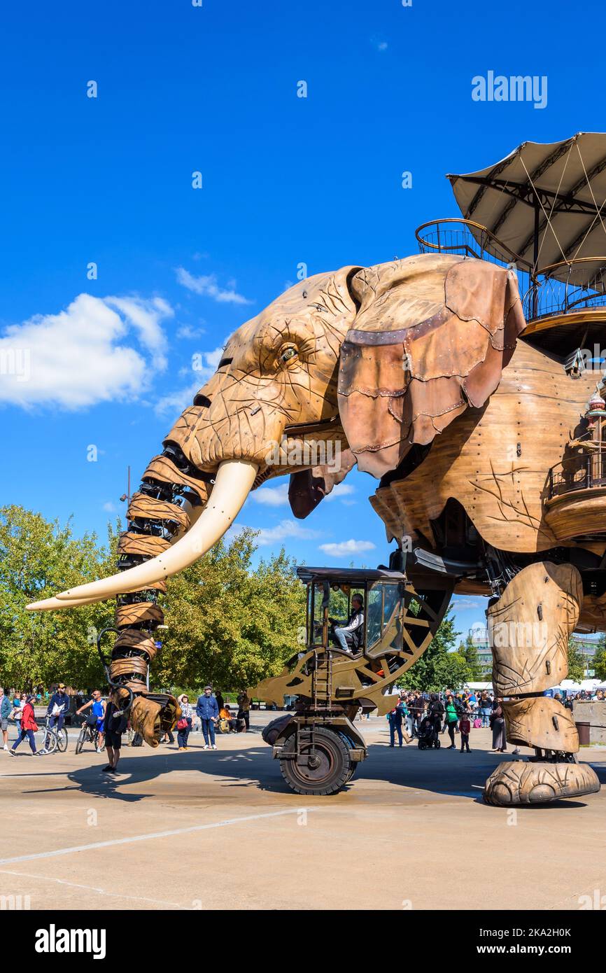 The Great Elephant animated giant puppet, part of the Machines of the ...