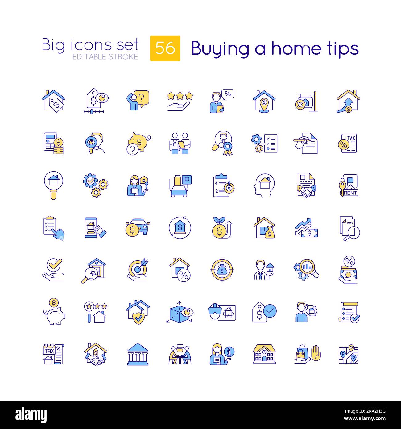 Home buying process Stock Vector Images - Alamy