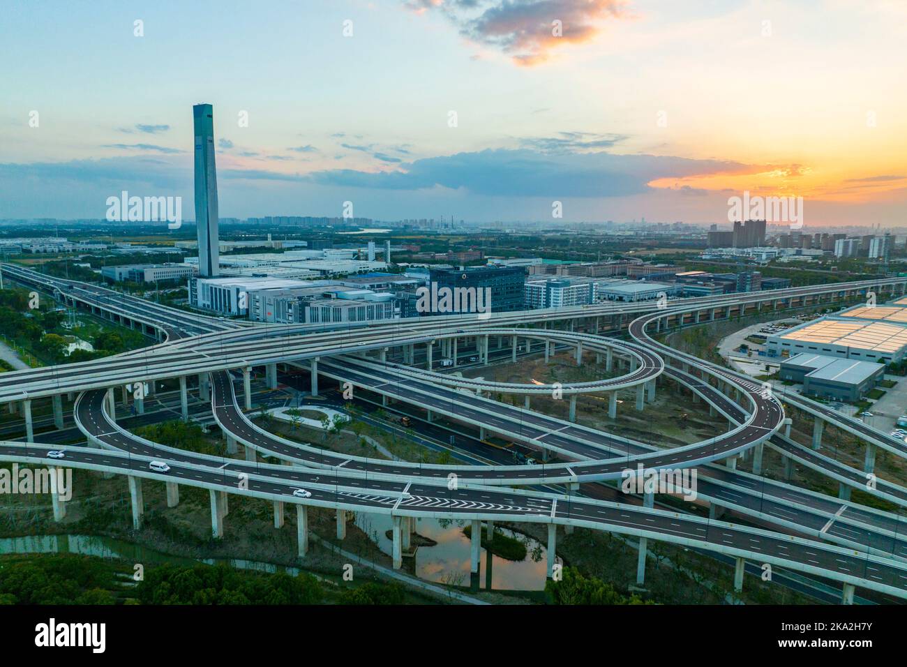SUZHOU, CHINA - OCTOBER 31, 2022 - Aerial photo taken on Oct 31, 2022 ...